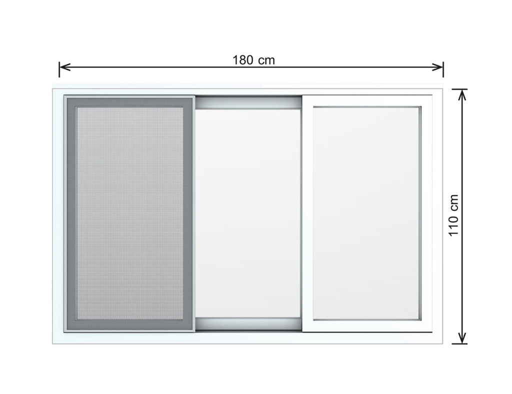 หน้าต่างบานเลื่อน 3 บาน - Hoffen Asia
