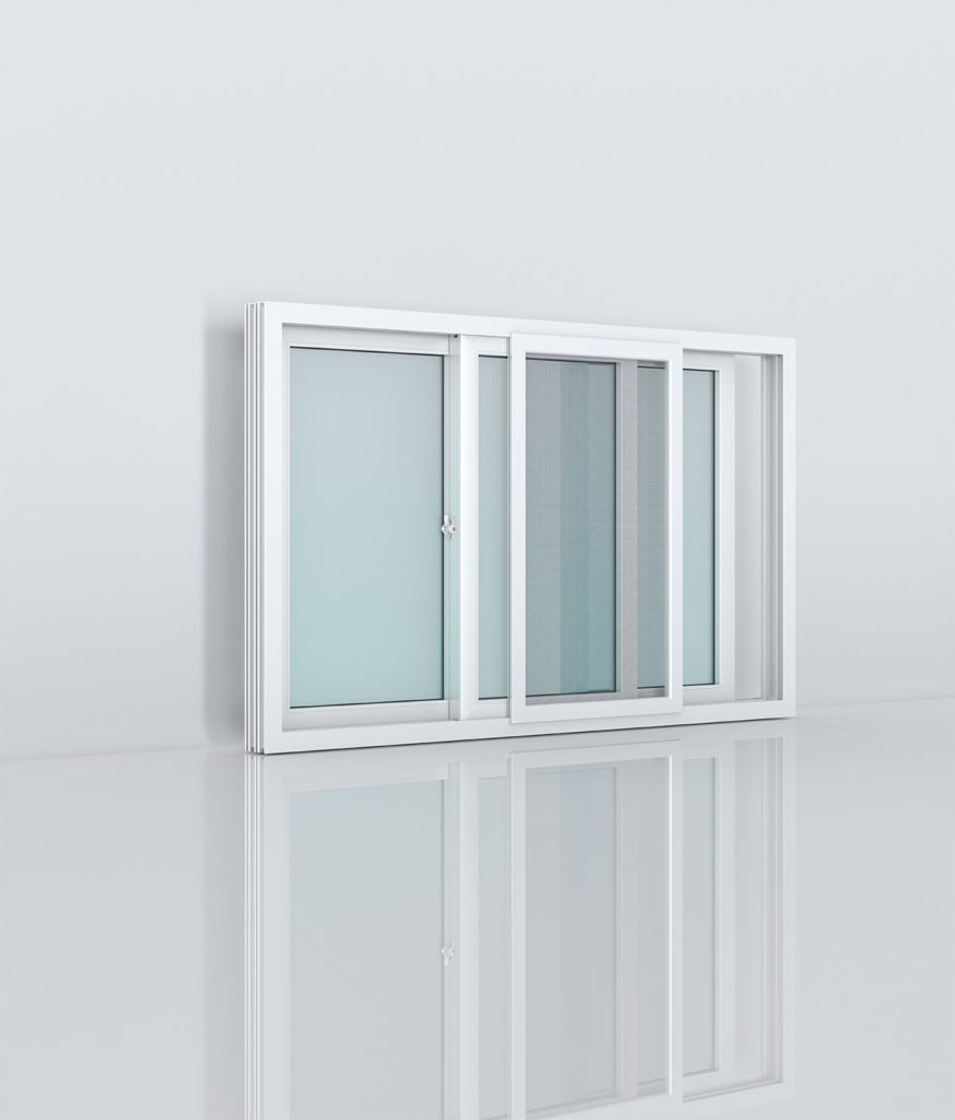 หน้าต่างบานเลื่อน 3 บาน - Hoffen Asia