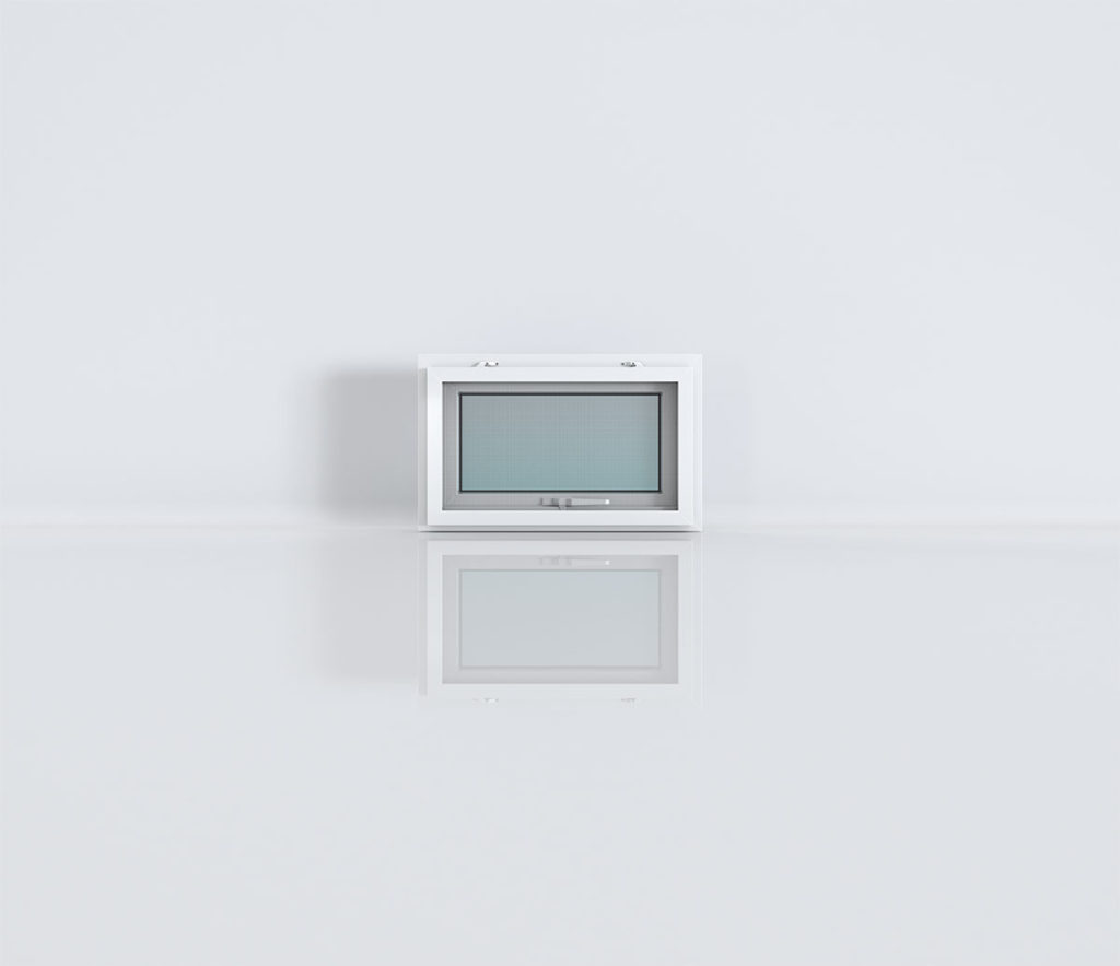 HOFFEN PRO CASEMENT WINDOW 80x50 WHITE WITH NET - Hoffen Asia